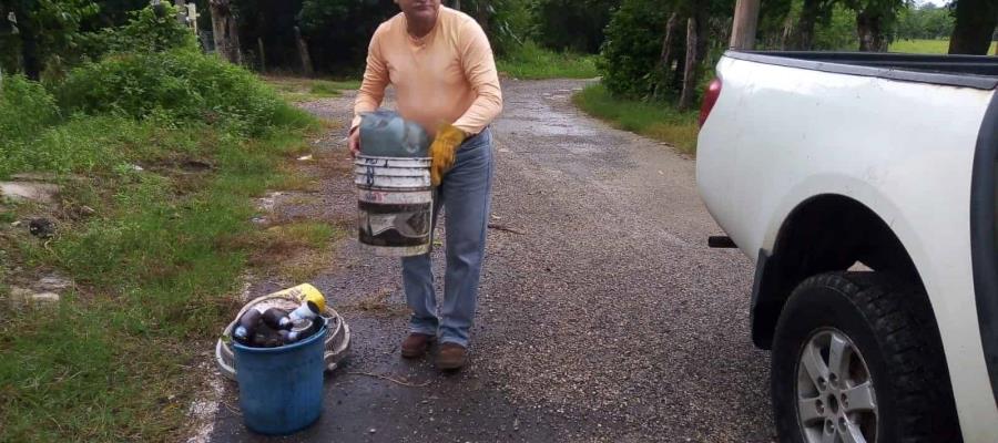En Nacajuca recolectan toneladas de cacharros y llantas