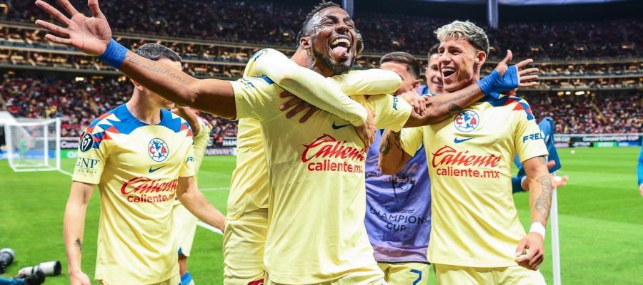 América golea 3-0 a Chivas en ida de Octavos de Final de la Concachampions